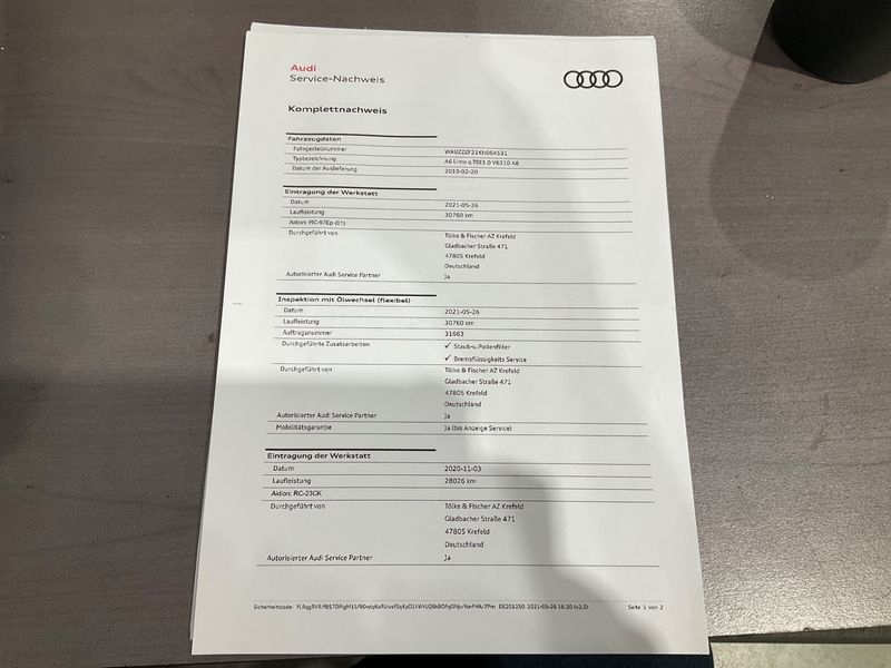 2018 Audi A6 50 TDI quattro Sport from the USA