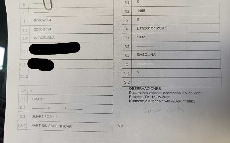 2004 Smart forfour 1.3 Basis pulse от САЩ